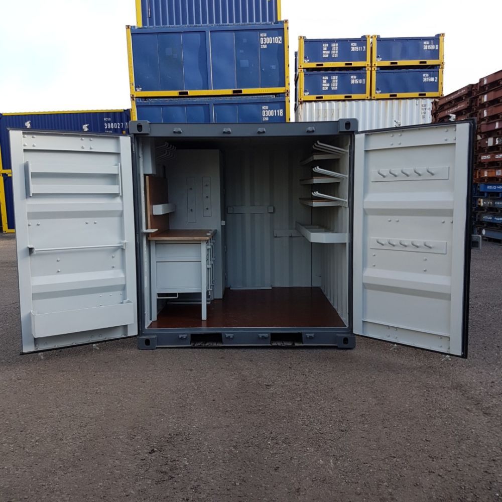 Storage and workshop container | Hacon Containers